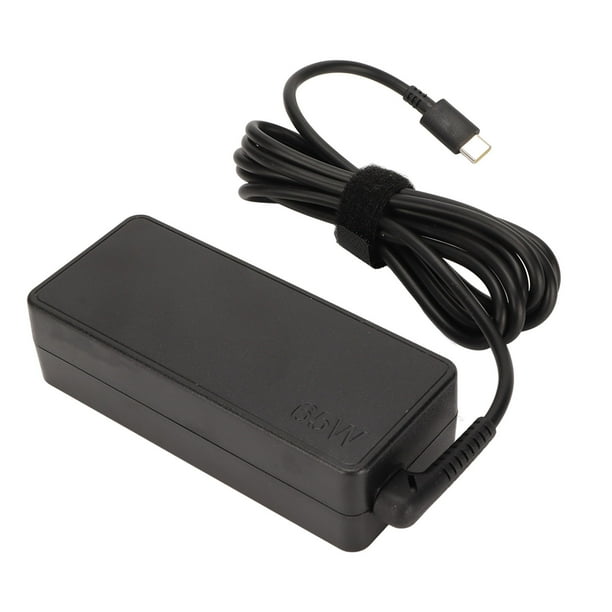 Laptop Power Adapter, 100-240V 65W Durable ABS Type C Charger For T580 ...
