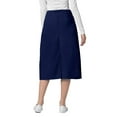 Adar Universal Scrub Skirts For Women - Mid-Calf Drawstring Scrub Skirt ...