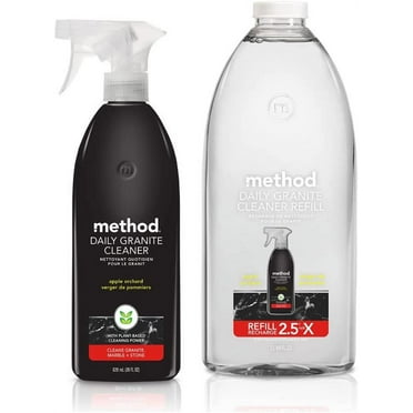 Method Daily Good Clean Kitchen Countertop Granite Cleaner Spray, Apple ...