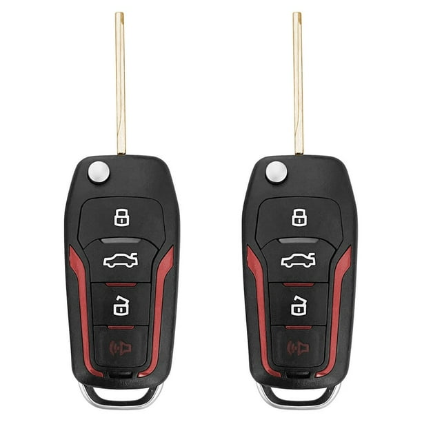2 Upgrade Flip Remote Key Fob for 2005-2014 Ford Mustang 4D63-80 CHIP ...