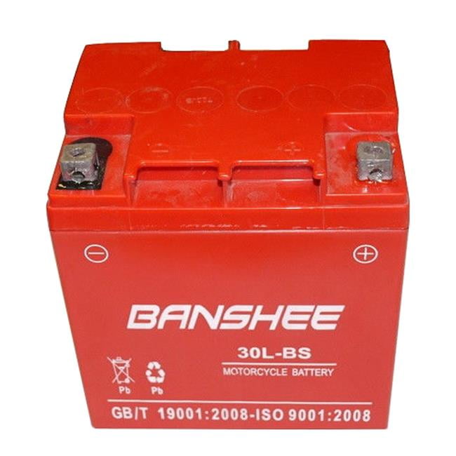BatteryJack 30L-BS-Banshee3 Banshee YTX30L - BS YIX30L - BS AGM Battery ...