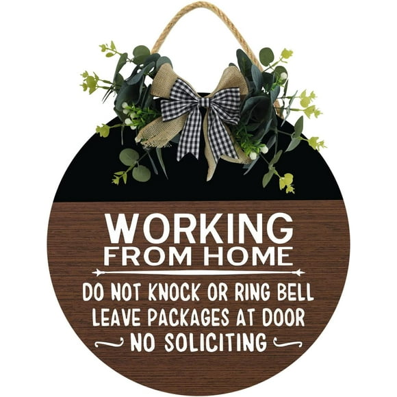 Please Knock Before Entering Sign