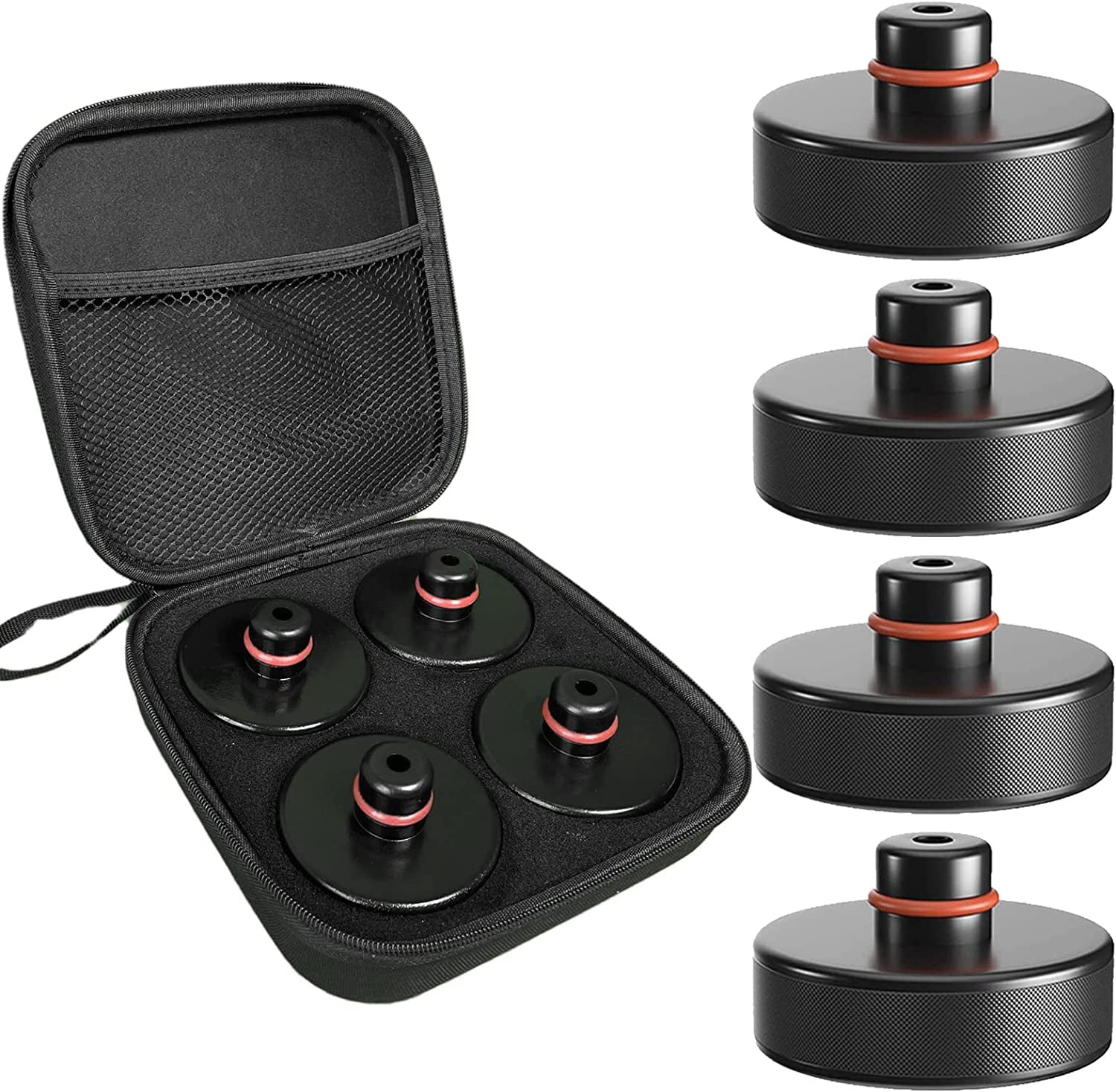 4 Tesla Jack Stand with 1 Storage Box, Lifting Wedge Accessories for ...