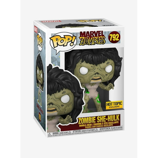 Funko Pop Marvel Zombies Zombie She Hulk 792 Hot Topic Funko Funko ...