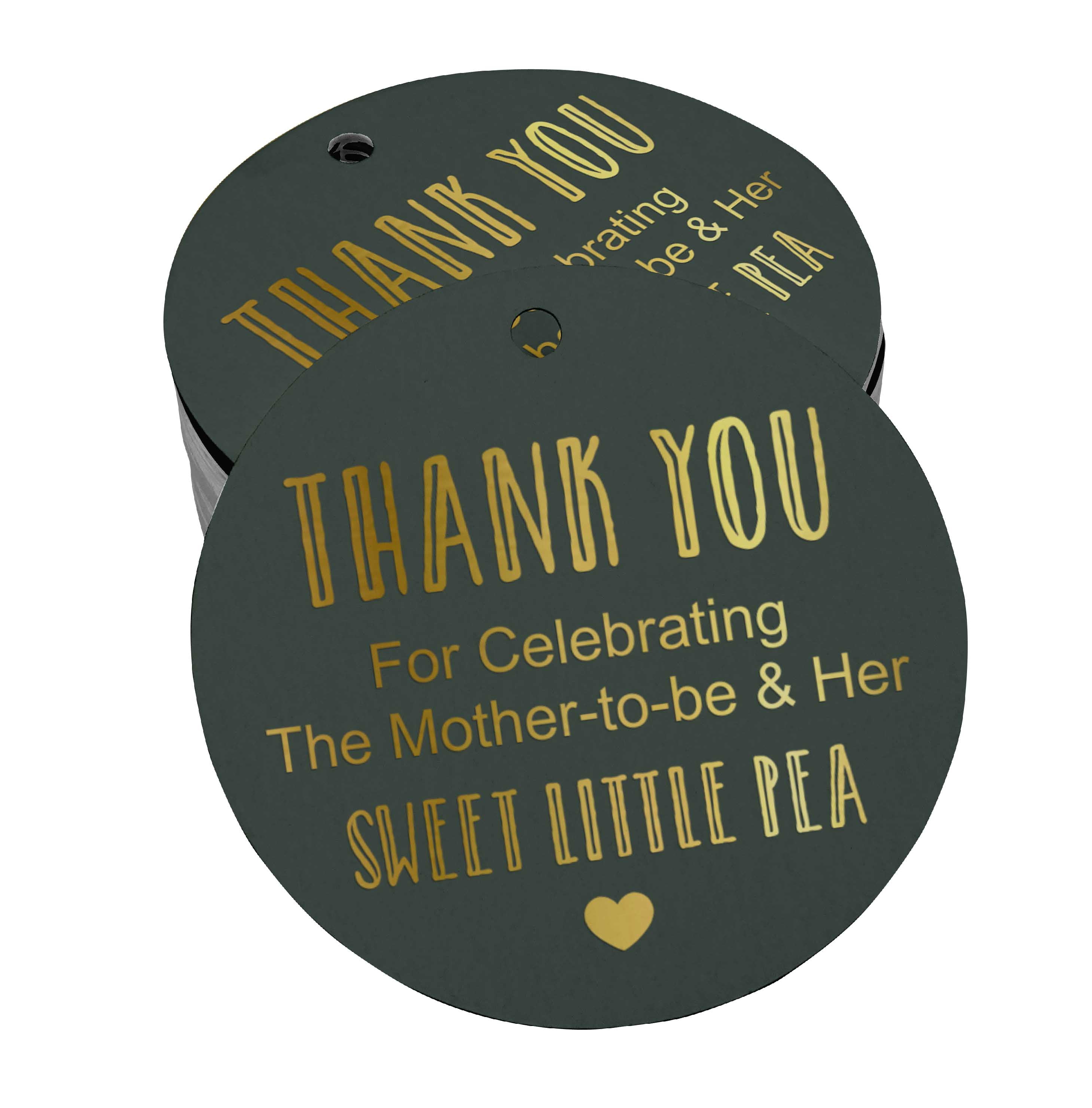 Inkdotpot Gold Foil Paper Hang Tags Thank You For Celebrating The ...