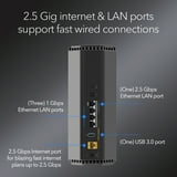 Free Shipping! NETGEAR Nighthawk WiFi 7 Router RS200, Dual-Band, 6.5 ...