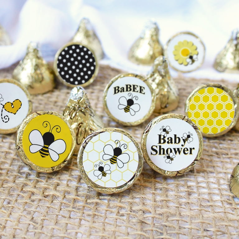 Bumble Bee Baby Shower Stickers