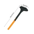 2 in 1 Double Sided Window Cleaner with Detachable Handle, 18.11in Long ...