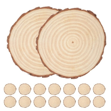 Unfinished Wood Slices Large Wood Slices for Crafts, Wood Centerpieces ...