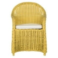 Safavieh Callista Wicker Club Chair, Yellow - Walmart.com