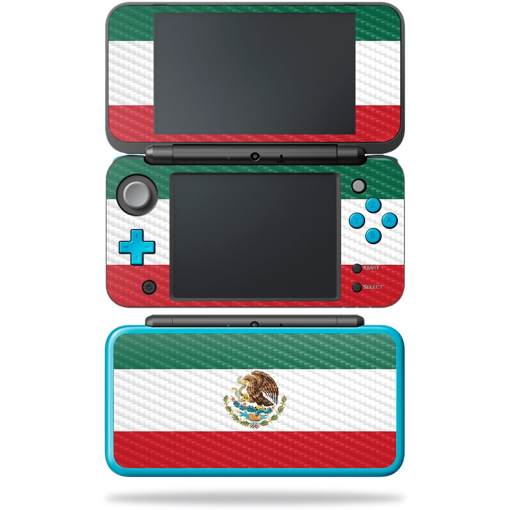 Carbon Fiber Skin Compatible With Nintendo New 2DS XL Mexican Flag ...