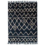 Linon Home Décor Hi Lo Area Rug Collection, Brown and Beige, 5' x 7.5 ...