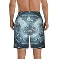 Men's DND Dungeons And Dragons Beach Shorts Hot Summer Swim Trunks ...