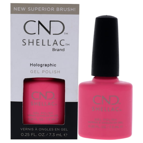 Shellac Nail Color - Holographic by CND for Women - 0.25 oz Nail Polish ...