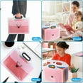 13 Pockets Expanding File Folder With Handle A4 Letter Size Portable Accordian File Organizer