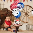 Western Cow Boy Balloon Blue Red Cowboy Bandana Latex Balloons Confetti ...