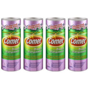 Comet Cleaner with Bleach Powder 14-Ounces | Scratch-Free | 3-Pack ...