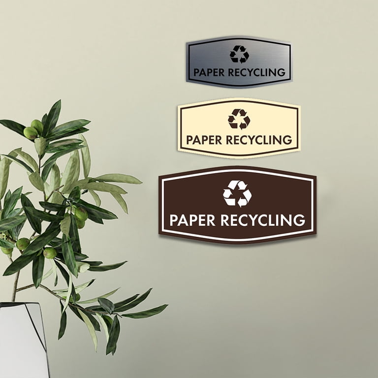 Paper Recycling Sign