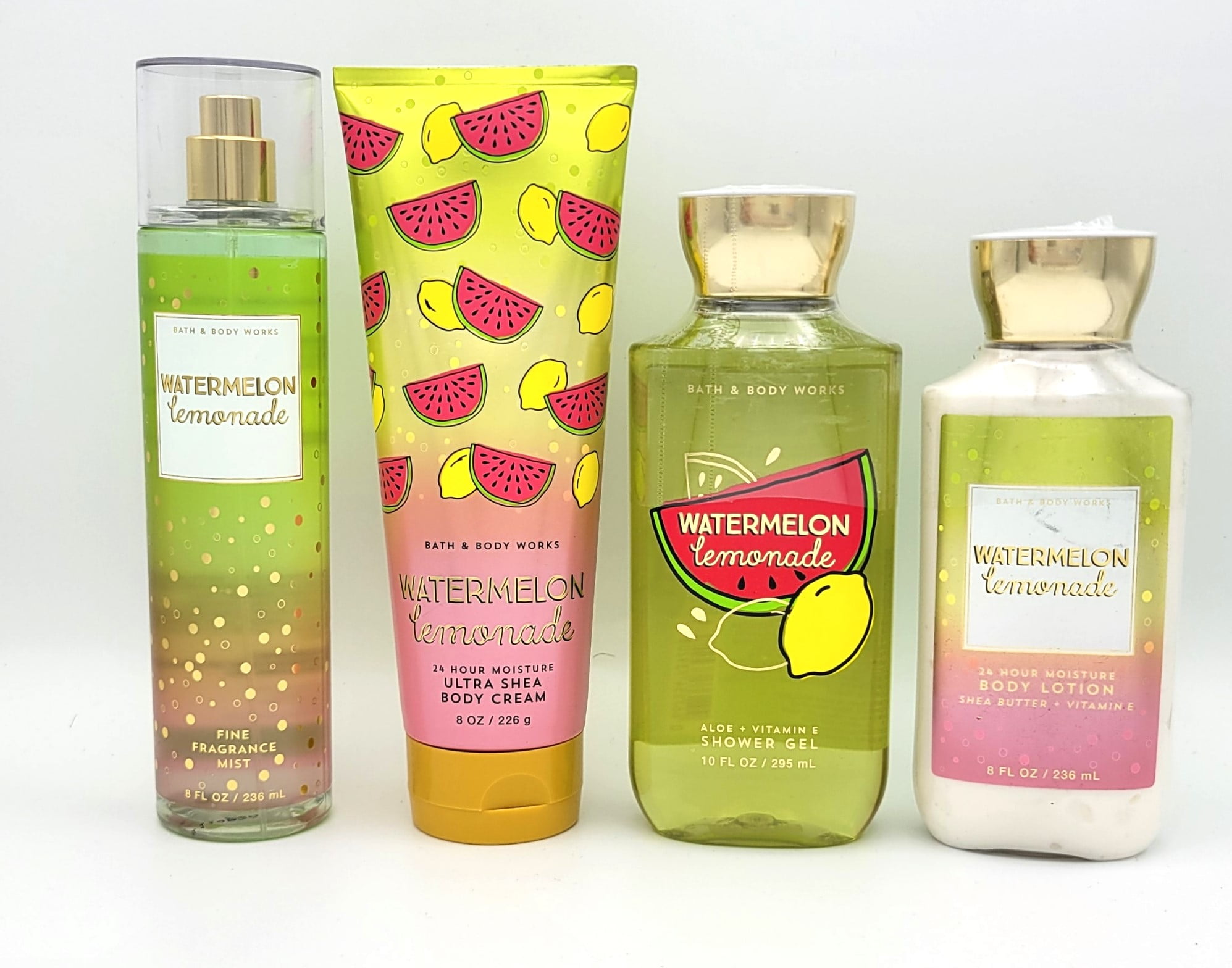 Bath And Body Works Watermelon Lemonade T Set Fragrance Mist 8 Oz