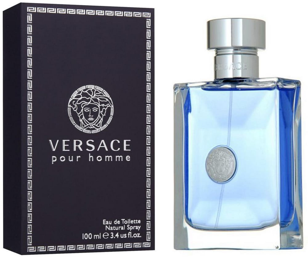 4 Pack - Versace Pour Homme Eau de Toilette Spray 3.4 oz - Walmart.com