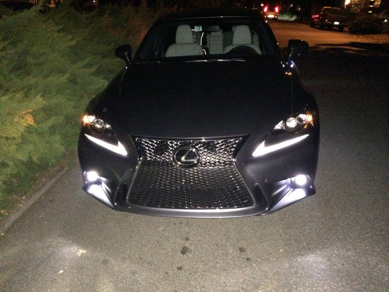 White LED Halo Fog Lamps Lights Kit For 2014 2015 2016 Lexus IS F Sport ...