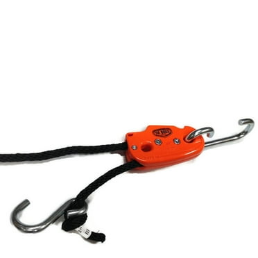 Tie Boss Tie Down System - 10' x 3/8" Rope - Blue, Green, and Orange ...