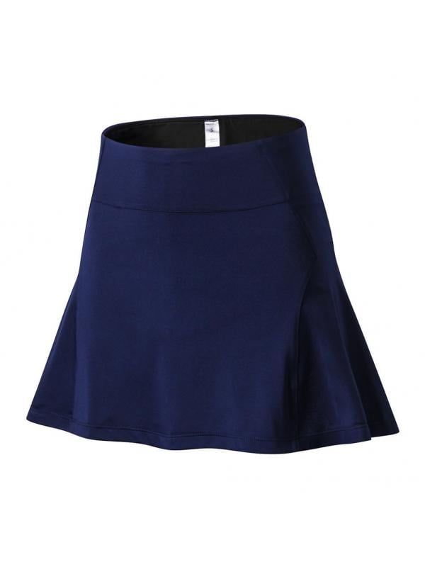 Women Sports Skirt Pants Yoga Fitness Tennis Skirt Lined With Anti ...
