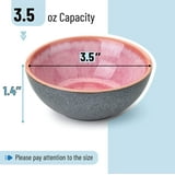 Brew To A Tea BTaT- Ceramic Dipping Bowls, 3.5 Oz, Set of 6, Colorful Small Bowls - Walmart.com