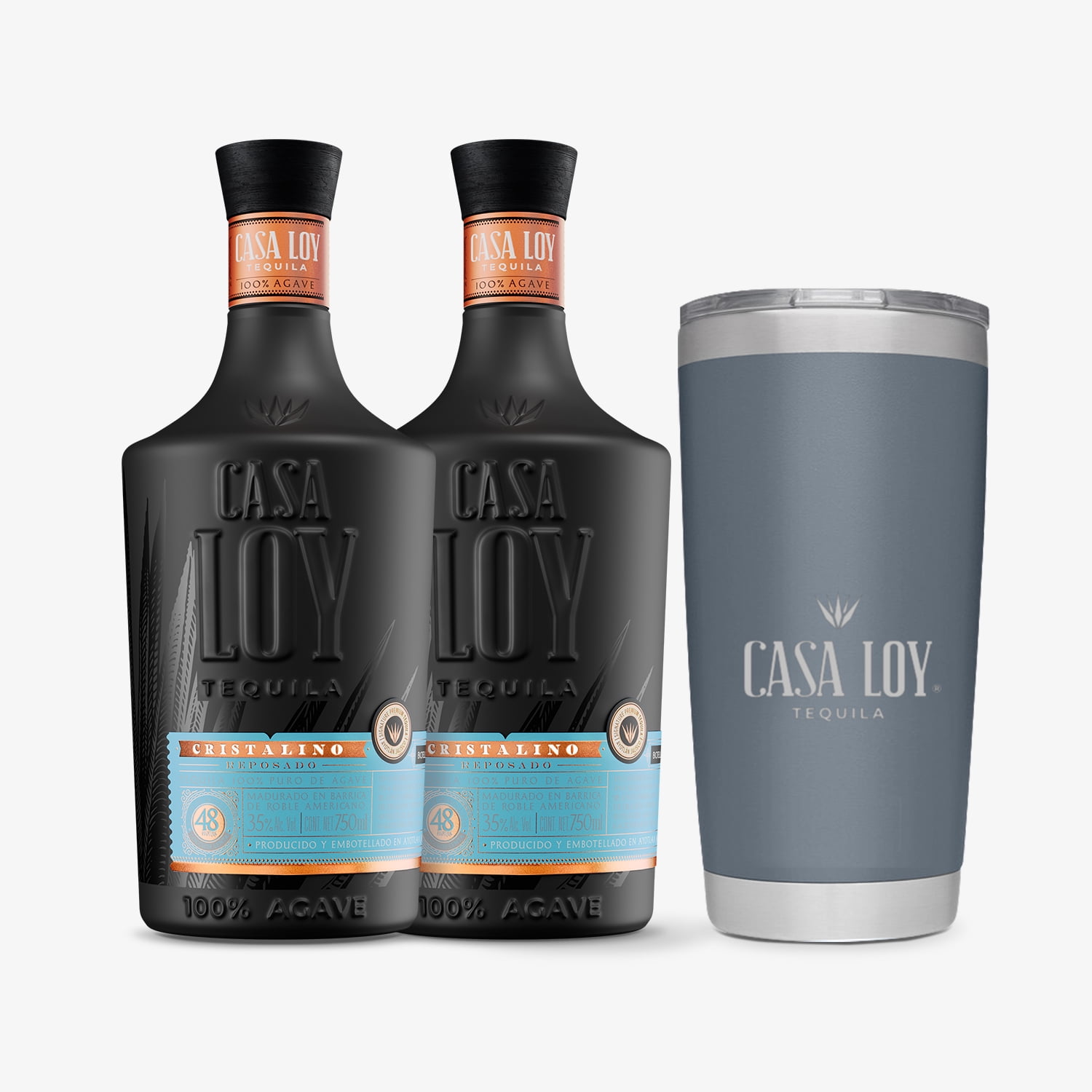 Tequila Casa Loy Cristalino 2pz Termo Casa Loy | Walmart en línea