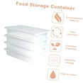 hgudesign Container, Plastic Food Containers with Removable Drain Plate ...