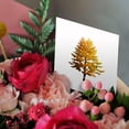 3drose, Yellow-leaved Quaking Aspen Tree Fall Vibes, 6 Greeting Cards ...