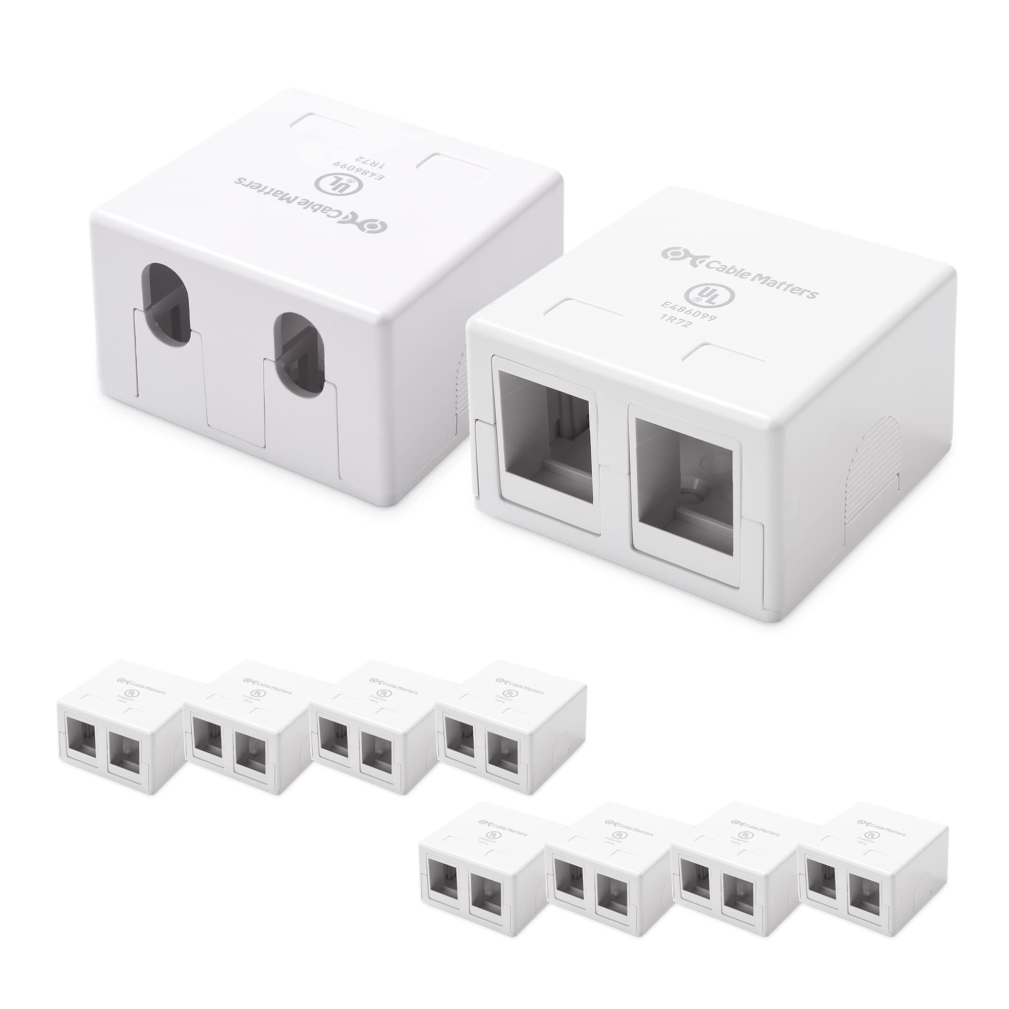 Surface Mount Box Cable Matters, certificado UL, paquete de 10 unidades ...