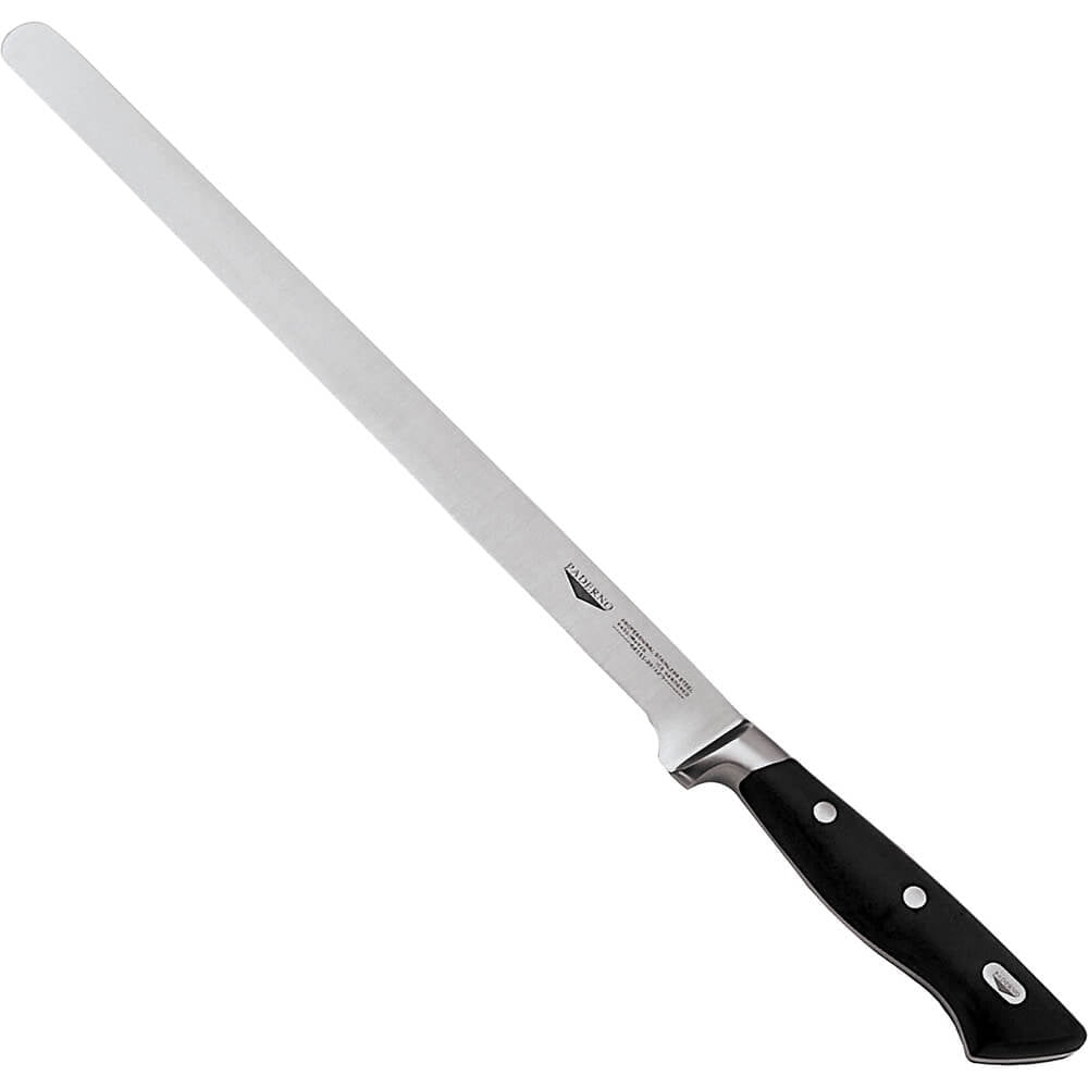Paderno World Cuisine Forged Carbon Steel Salmon Slicing Knife, 11.88 ...
