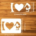 1pc Plastic Drawing Painting Stencils Templates for Painting on ...