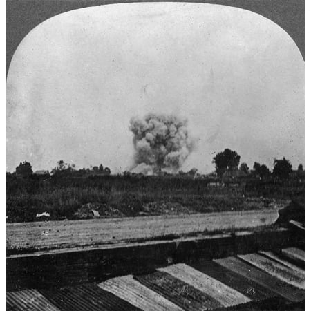 World War I: Explosion. /Na Shell Exploding During World War I ...