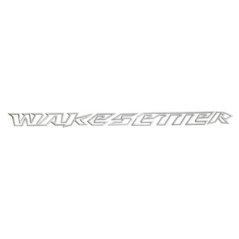 Malibu Boat Raised Decal 5974321 | Wakesetter Silver Black White (5 PC ...