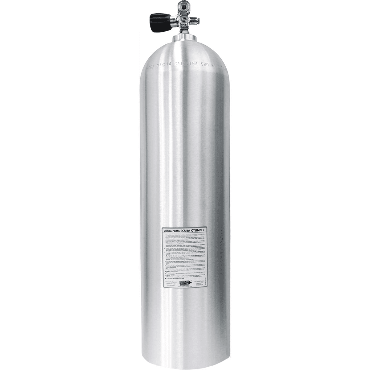 Catalina Catalina 80 Cubic Foot Aluminum Tank with Pro Valve - Walmart.com
