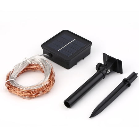 Fancy 12M 120LEDs Super Bright Copper Wire Lights 8 Modes Indoor ...