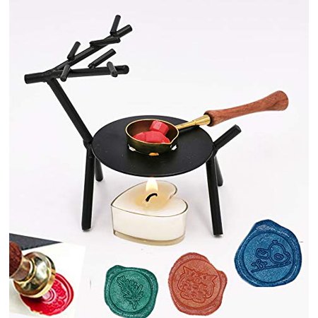 Cire de Scellement Portable Chauffe-Cire Kit de Sceau de Cire Poignée ...