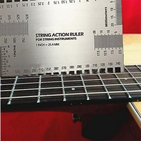 Bergwerk Electric Guitar String Action Ruler Gauge Luthier Tools ...
