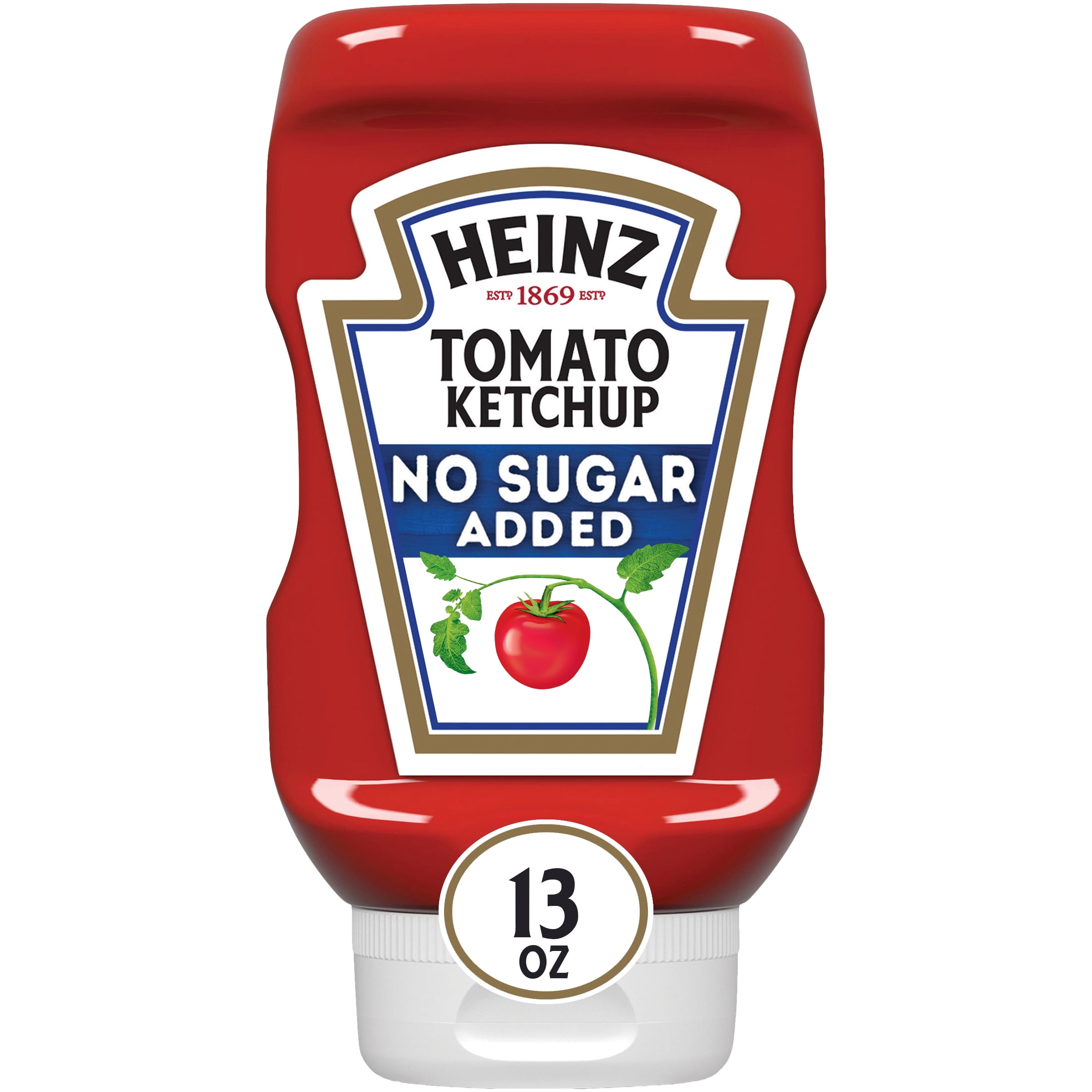 Heinz No Sugar Added Tomato Ketchup 13 Oz Bottle