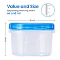 RFAQK 24 PCS Freezer Soup Containers with Lids, 16 oz Reusable Twist ...