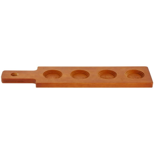 NUOLUX Flight Shot Trayglass Board Paddle Holder Tasting Tequila Rack ...