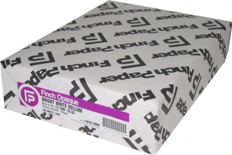 Finch Opaque Bright White Smooth 60# 11"x17" 500 sheets - Walmart.com