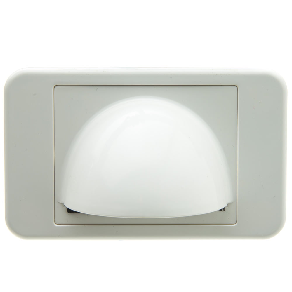 Brush Style Cable Pass-Through Wall Plate Insert with half-moon cover ...