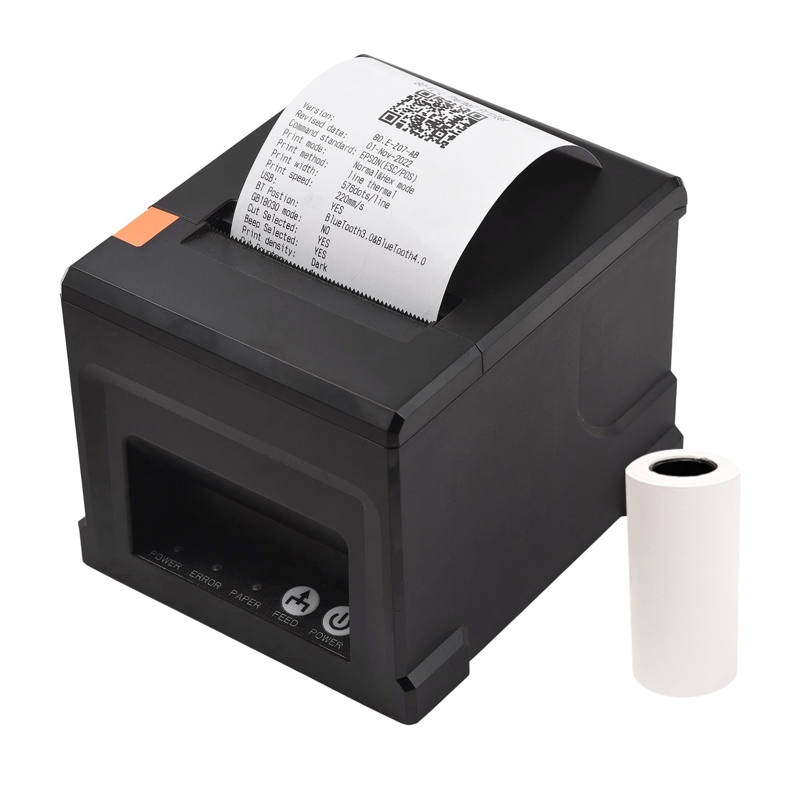 Htovila 80mm Usb Receipt Printer Pos Printer With Auto Desktop Direct Thermal Printing