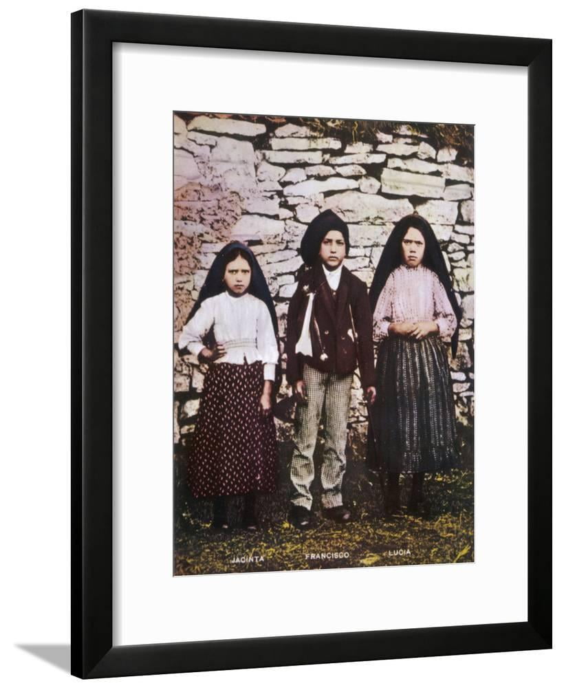 The Three Children Jacinta Francisco and Lucia Who Saw the Vision of ...