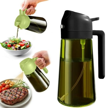 Cooking Oil Sprayer, Glass Oil Dispenser for Kitchen, Salad, Grilling ...