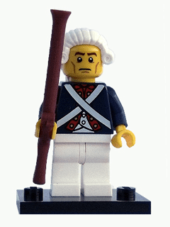 LEGO Collectible Series 10 Revolutionary Soldier Minifigure - Complete ...