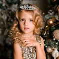 8 Pack Birthday Tiaras for Girls, Rhinestone Crystal Princess Crowns ...